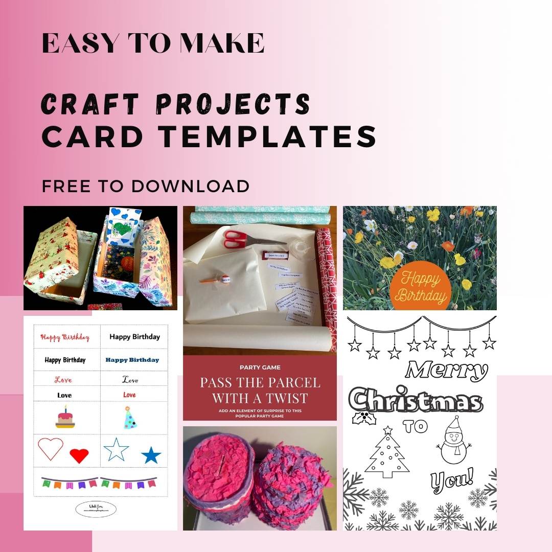 Free printable birthday card template - White Bow Gift Registry