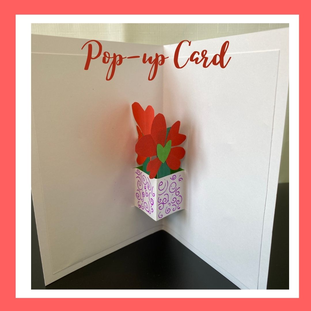 Jumping Heart Valentine’s Card - White Bow Gift Registry